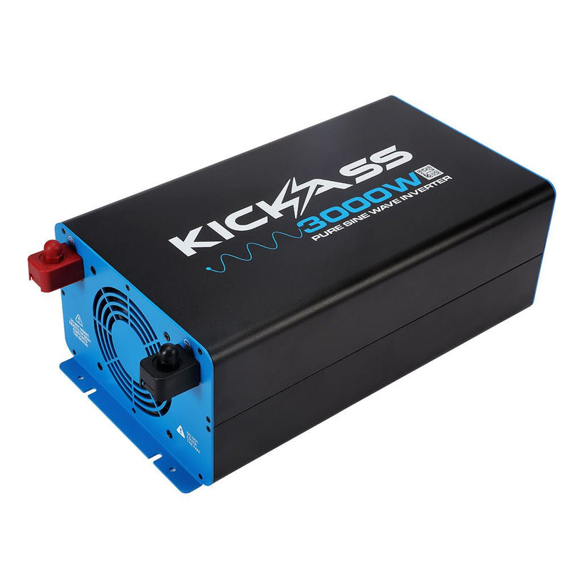 The KickAss 12V to 240V Pure Sine Wave 3000W Inverter | KickAss Products