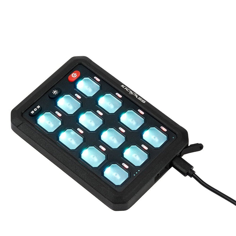 The KickAss 12 Gang Wireless 12V Switch Panel | KickAss Products
