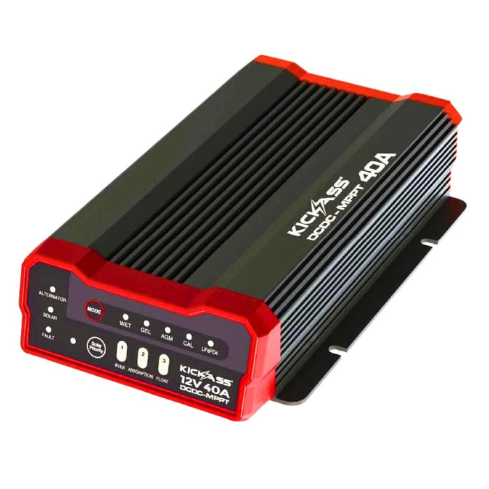 The KickAss 12V/24V 40A DCDC Charger With Solar MPPT + Pre-Wired ...