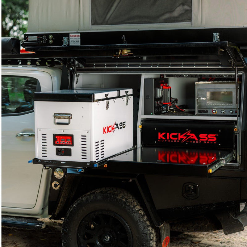 The KickAss 75L Dual Zone Portable Camping Fridge/Freezer (2nd ...