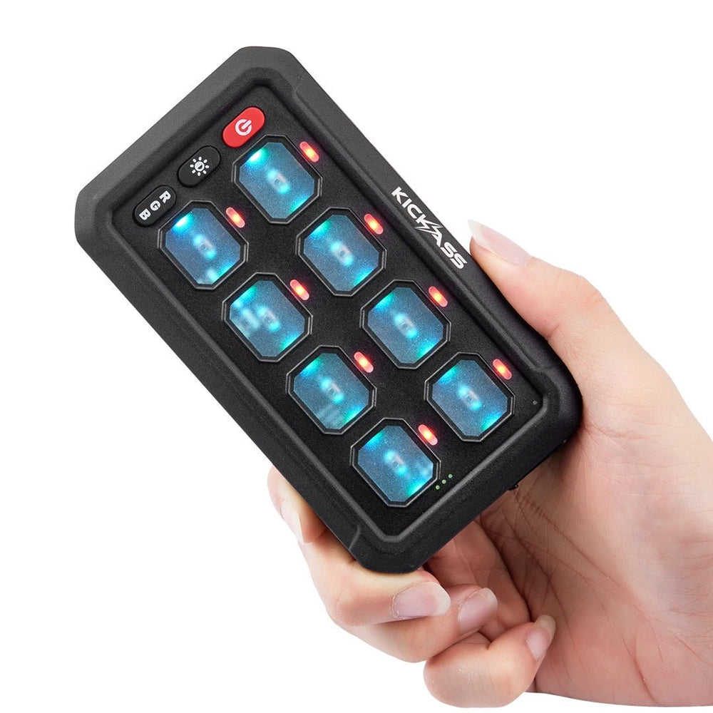 The KickAss 8 Gang Wireless 12V Switch Panel | KickAss Products