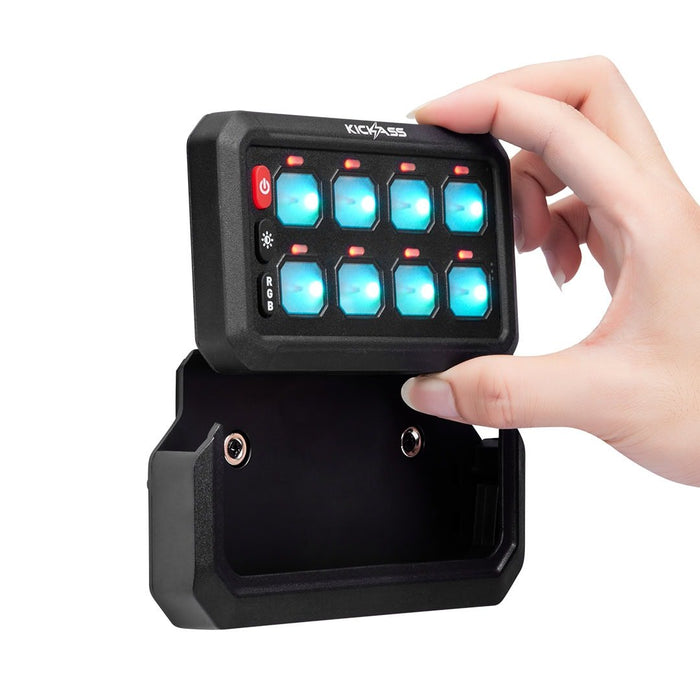 The KickAss 8 Gang Wireless 12V Switch Panel | KickAss Products