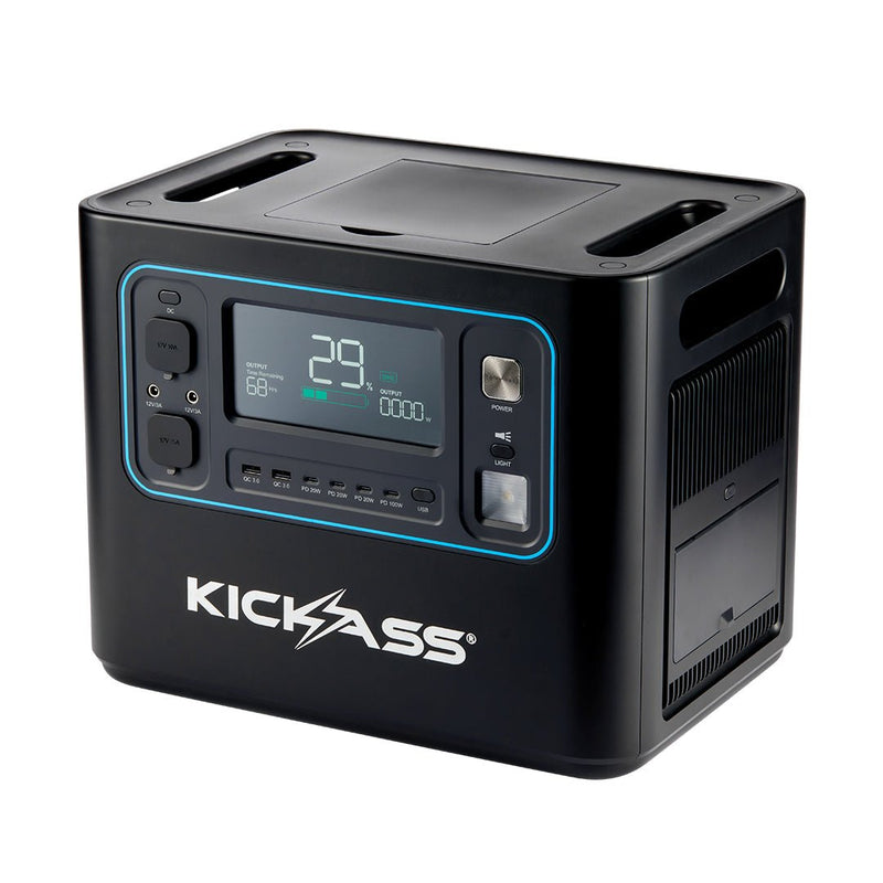 KickAss KickCharge 2400 Lithium Power Station - 2400W, 160Ah @ 12.8V