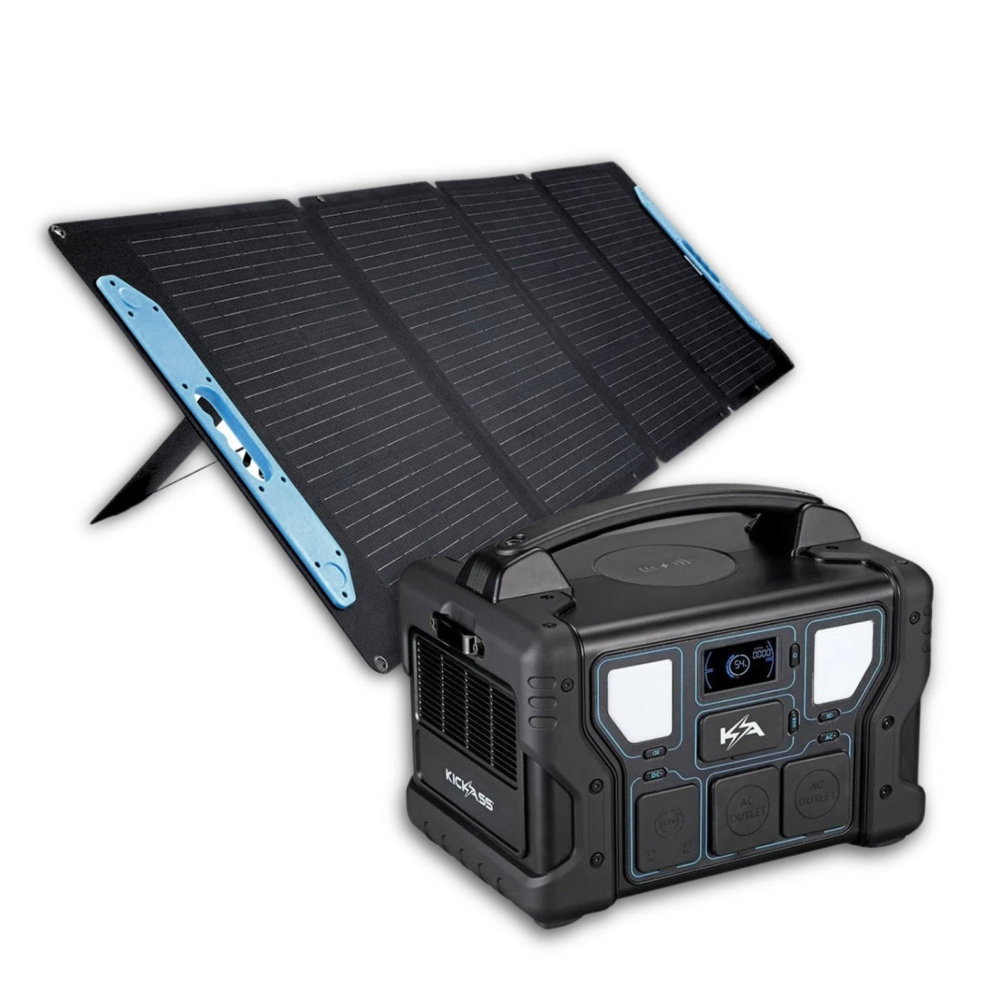 KickAss KickCharge 700 Portable Solar Generator Core Kit