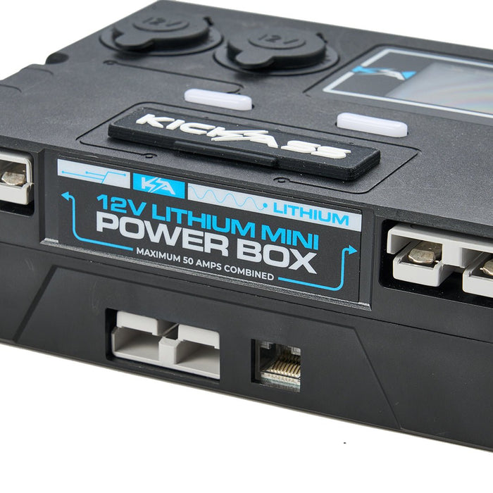 The KickAss Lithium 12V Control Box - With LCD Screen | KickAss Products