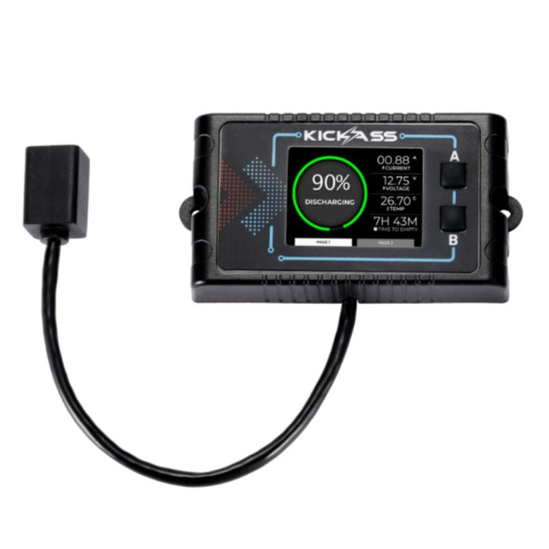 KickAss Remote Smart Lithium Battery Display Unit + 5M Extension Cable
