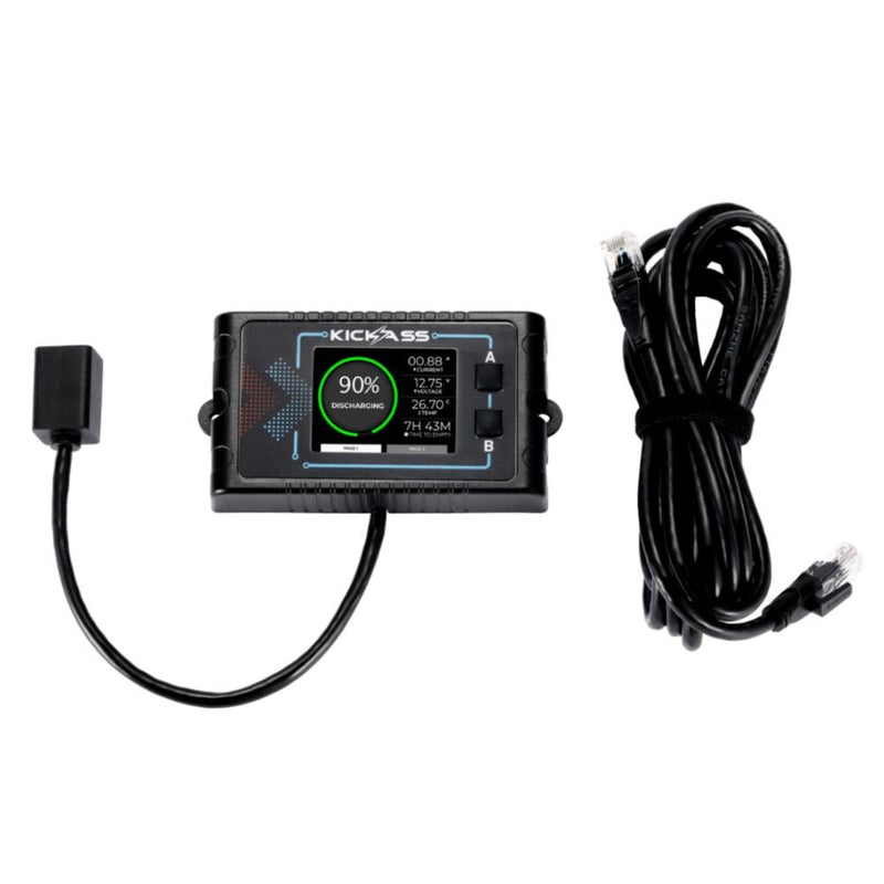 KickAss Remote Smart Lithium Battery Display Unit + 5M Extension Cable