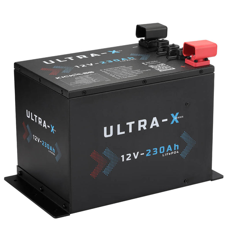KickAss Smart 12V 230Ah Ultra-X Lithium Compact Deep Cycle Battery LiF