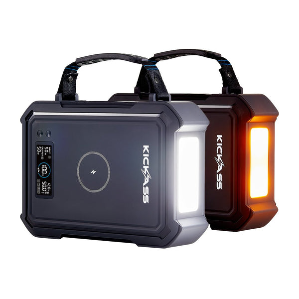 KickAss KickCharge Powerhub Portable Power Pack for Camping - 30Ah / 3