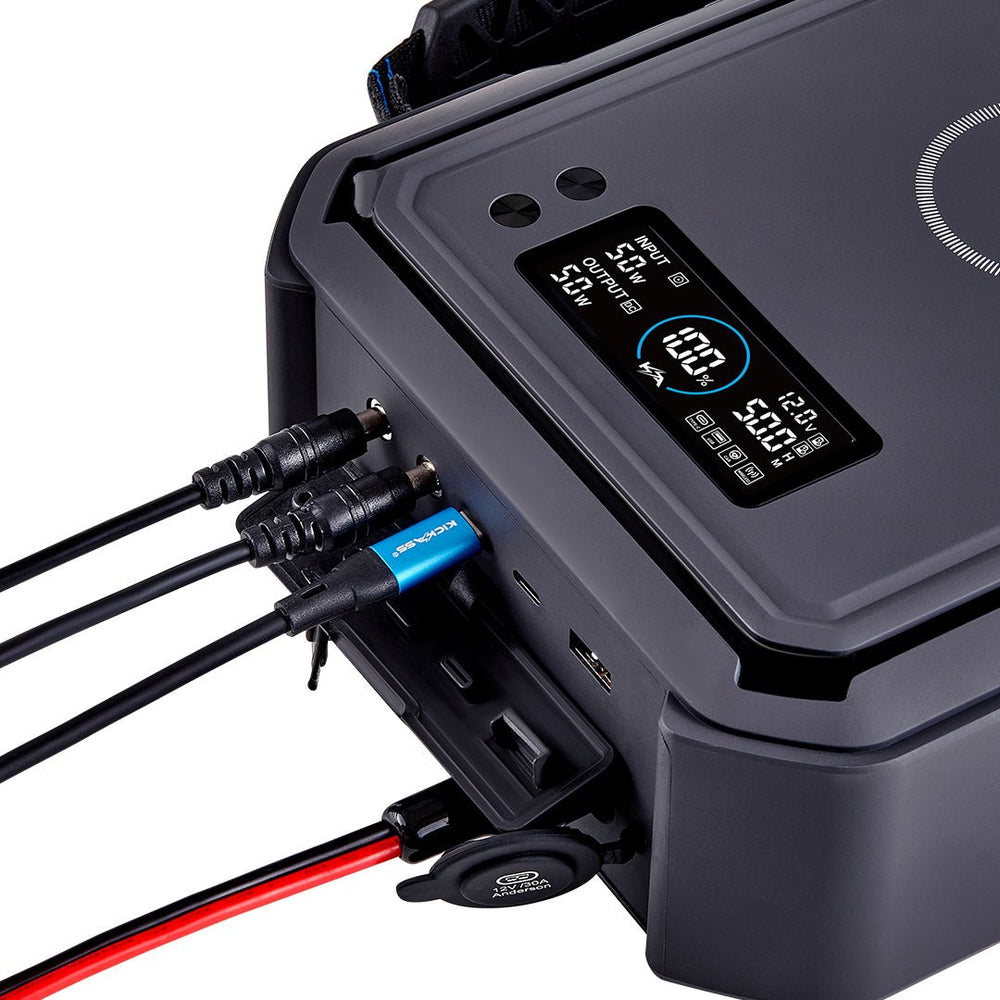KickAss KickCharge Powerhub Portable Power Pack for Camping - 30Ah / 3