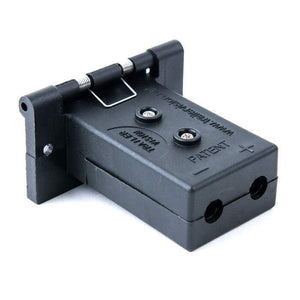 50A Weatherproof Slimline Anderson Plug Mount & Cover - Black