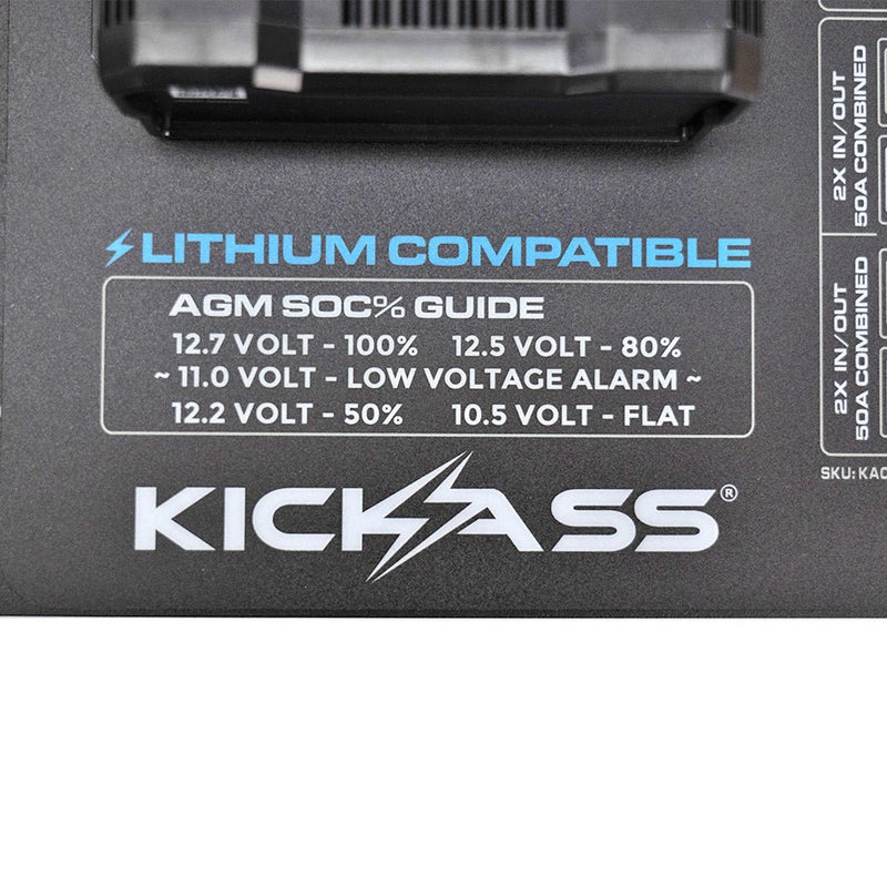 The KickAss 12V Control Hub With 20A DCDC Charger | KickAss Products