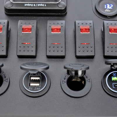 The KickAss 12V Control Hub With 20A DCDC Charger | KickAss Products