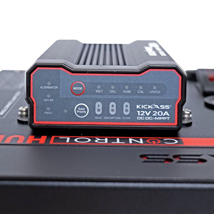 The KickAss 12V Control Hub With 20A DCDC Charger | KickAss Products