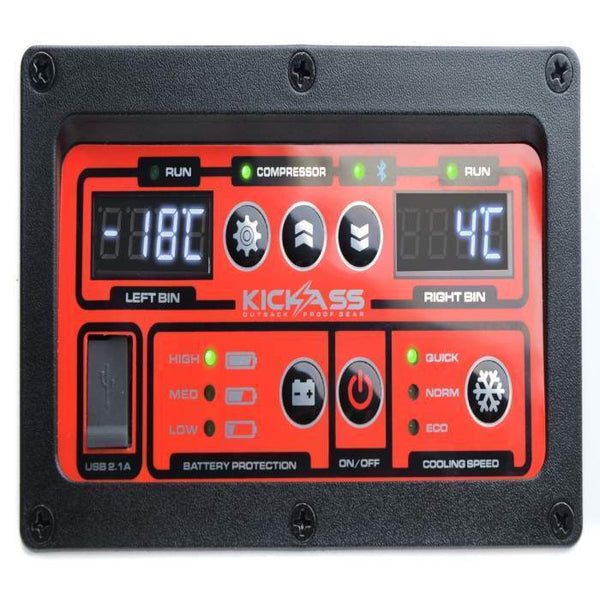 The KickAss 75L Dual Zone Portable Camping Fridge/Freezer (2nd ...