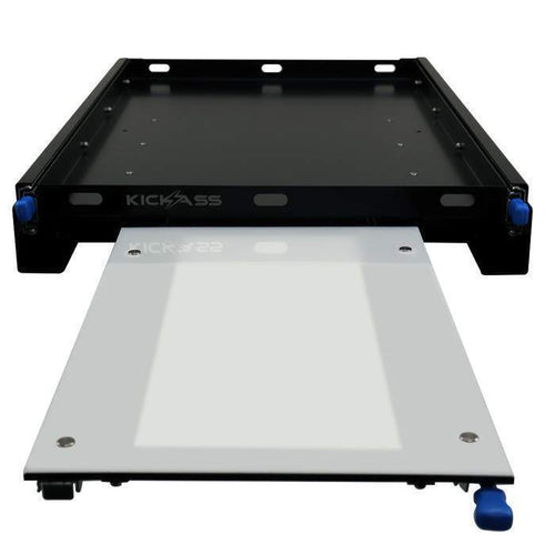 The KickAss 75L Portable Camping Fridge/Freezer & Premium Fridge Slide ...