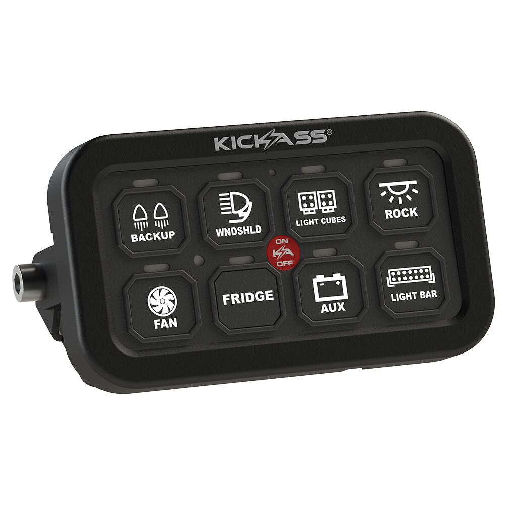 The KickAss Bluetooth Control Switch Panel - 8 Gang Switch Panel ...