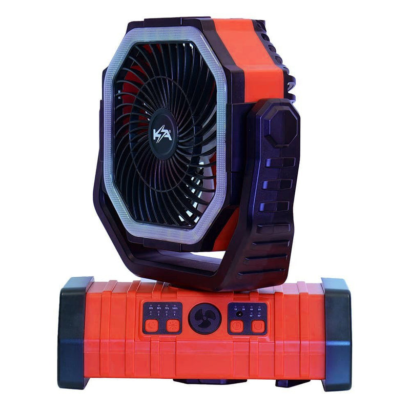 The KickAss Camping Fan with LED Light and Power Bank | KickAss Products