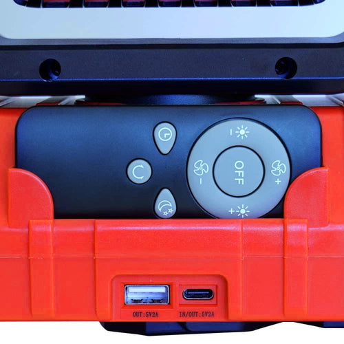 The KickAss Camping Fan with LED Light and Power Bank | KickAss Products