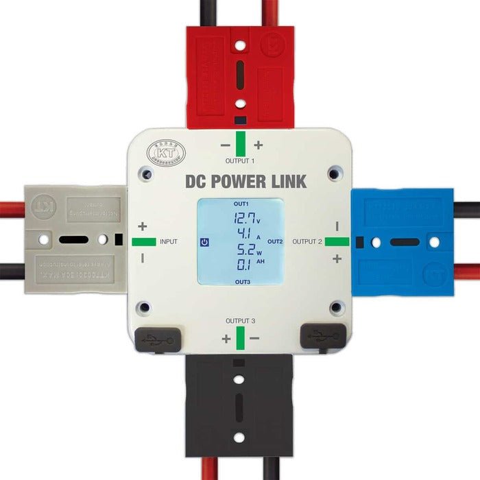 DC Power Link 4 Way Connect With Digital Screen